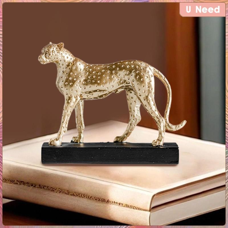 [Wishshopeeyas] Cheetah Figurine Sculpture Resin Birthday Gift Unique ...