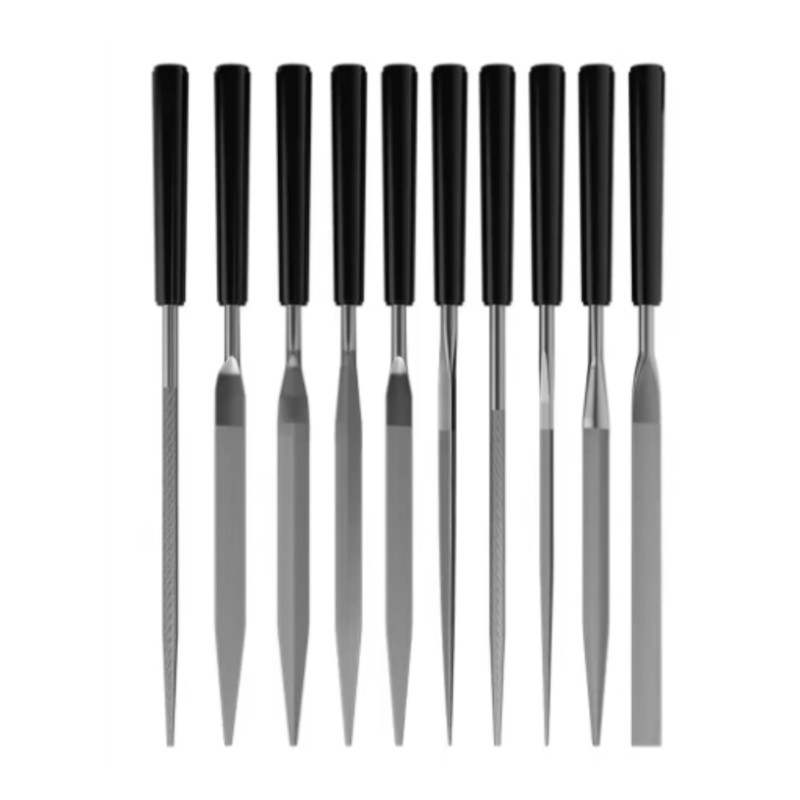 VIKK 10pcs Metal Fine Toothed File Kit for Professional and Metal ...