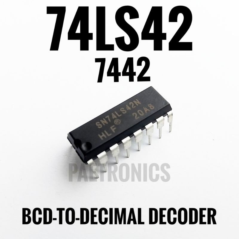 74LS42 7442 SN74LS42N BCD-to-Decimal Decoder IC | Shopee Philippines