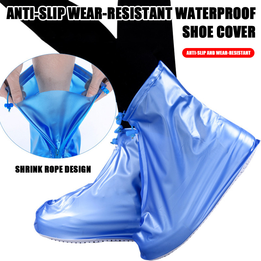 PVC Transparent Silicone Shoe Covers for Rain Protection - Unisex Adult ...