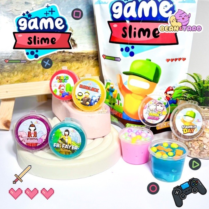 VIRAL GAME SLIME BY SLIME BINTARO || SLIME PACKAGE || TOFU SLIME ...