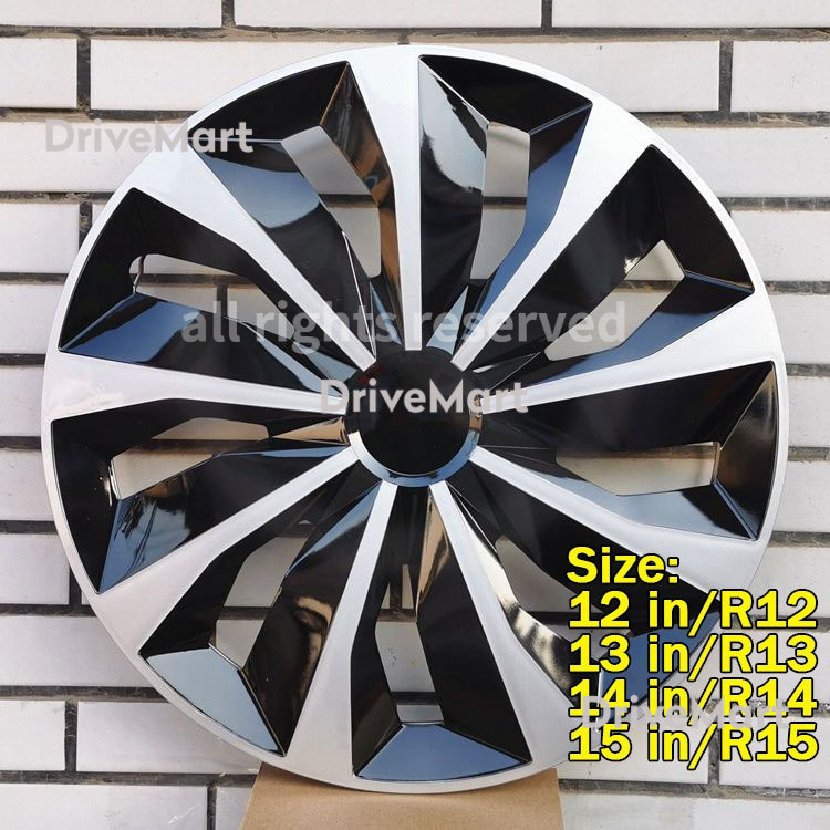 Universal Wheel Hub Cover 4 Pcs Set R12/R13/R14/R15/ Wheel Hubcap Modified Car Wheel Parts Wheel ...