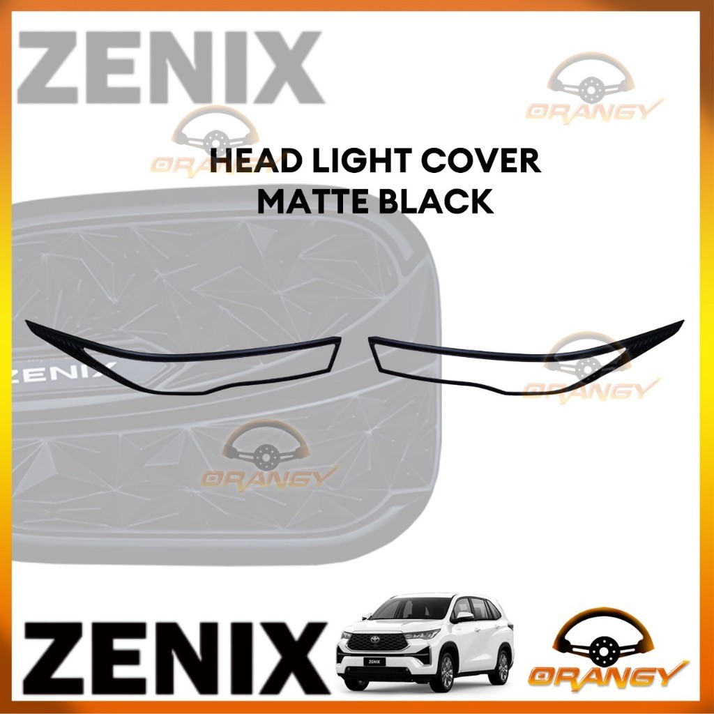 Toyota Innova ZENIX 2023 to 2025 Headlight Cover Matte Black ( car ...