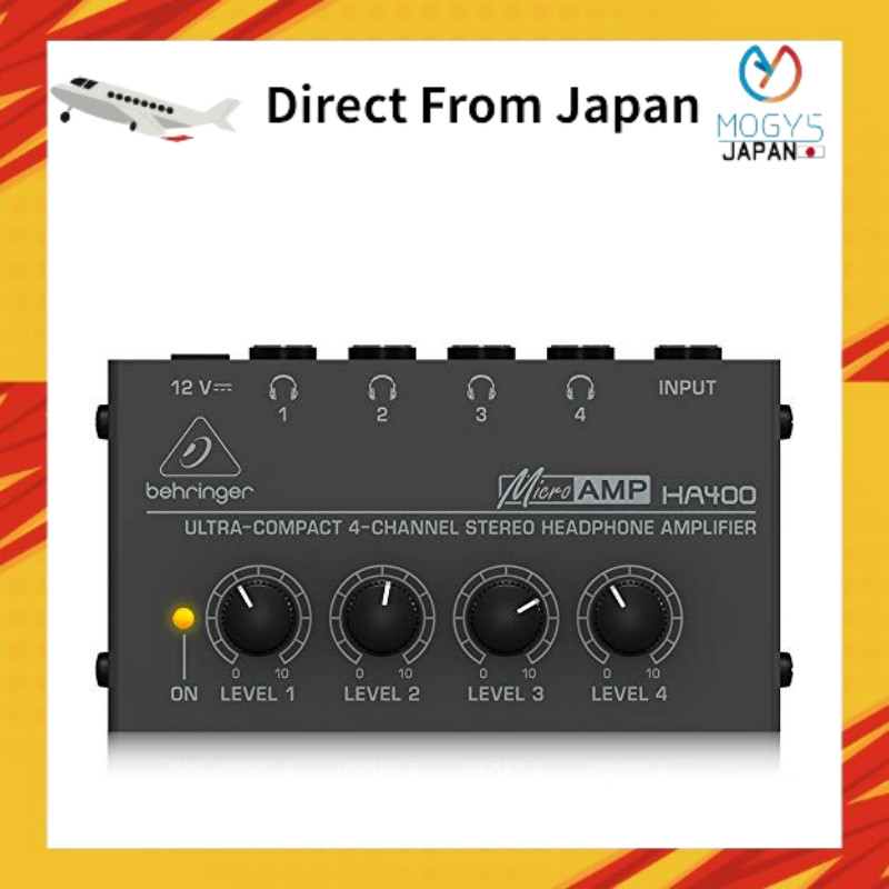 Behringer Headphone Amplifier 4-Channel with Independent Level Control ...