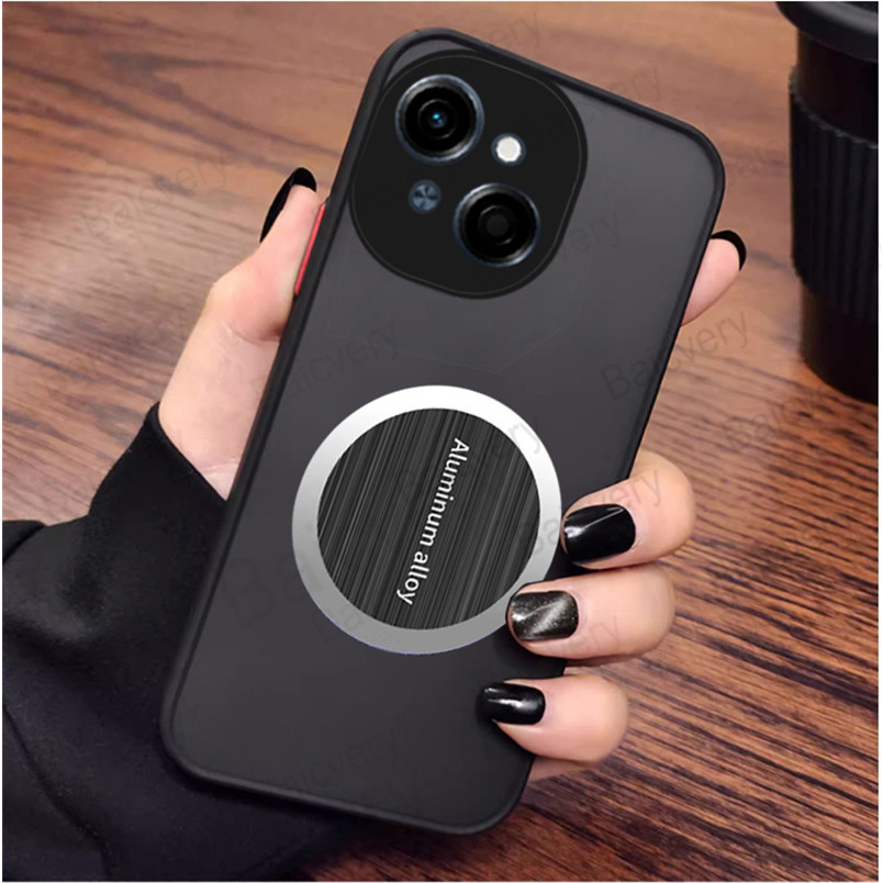 Casing For Tecno Spark GO 1 KL4 1S KL4H POP 9 4G With Magnetic Self ...