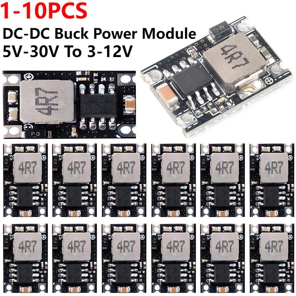 10Pcs DC-DC Buck Converter Step Power Supply Module 5V-30V To 3.3V 5V 9V 12V 3A Voltage ...