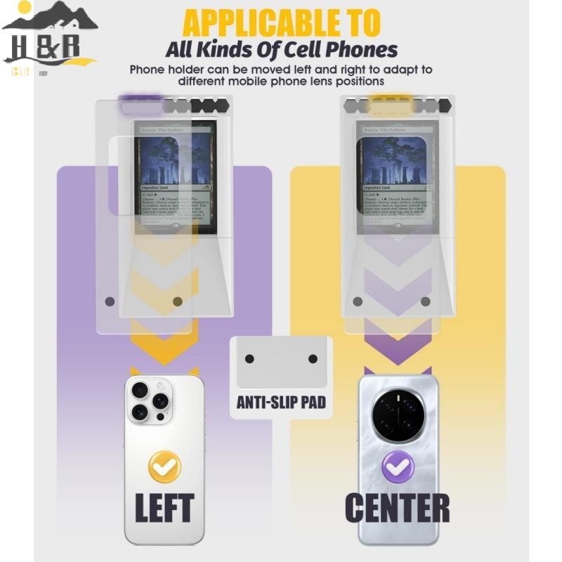 [H&B May] Trading Card Scanner Stand For MTG Cards, Phone Holder With ...