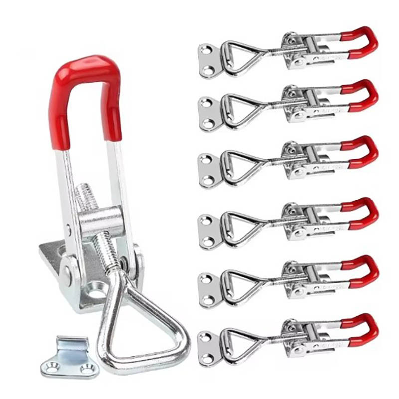1/2PCS Heavy Iron Adjustable Buckle Lock Clamp Box Buckle Clamp Door ...