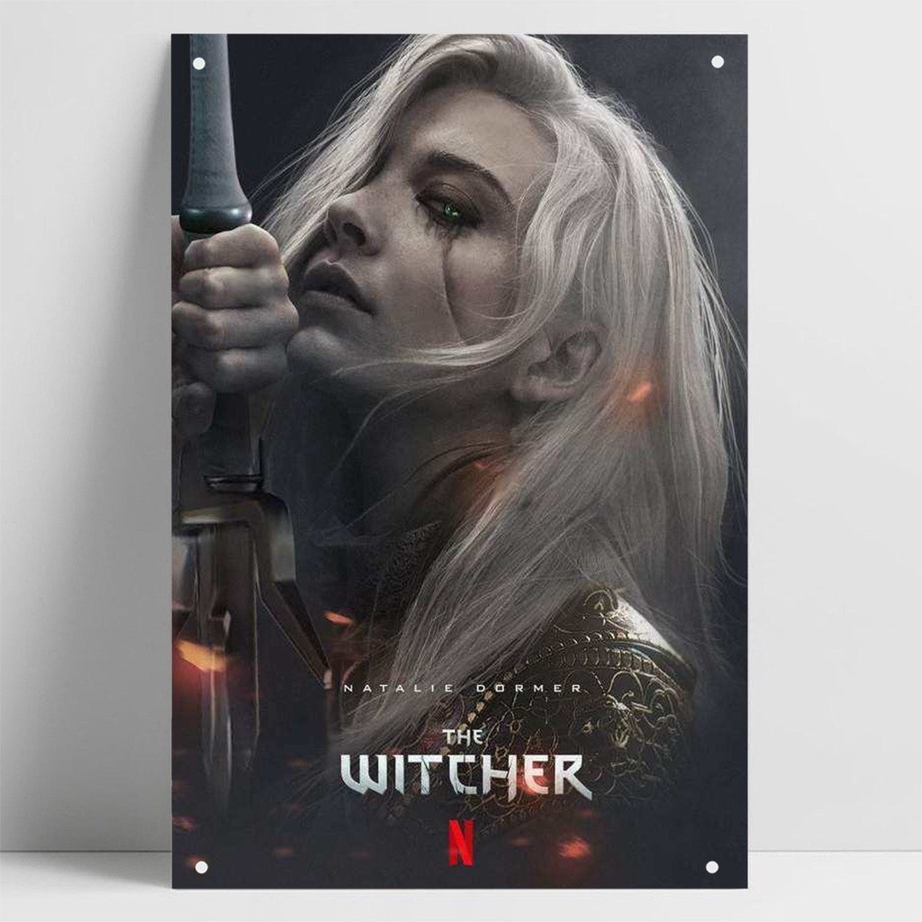 PC PS4 Switch Game The Witcher Poster Tin Painting Tin Sign Metal Sign ...