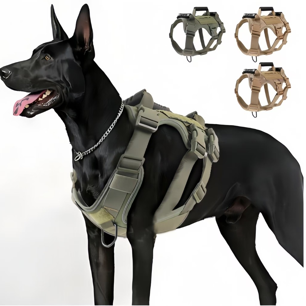 Big Dog Tactical Vest Dog Chest Strap Medium Large Dog Tactical Chest ...