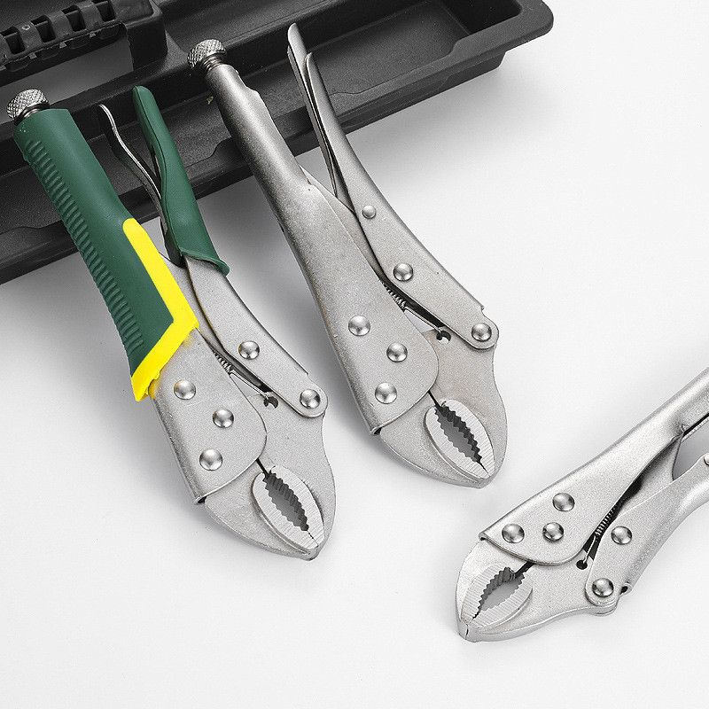 Industrial Grade Curved Vice Grip Jaw Vise Grip Pliers ING-HT | Shopee ...