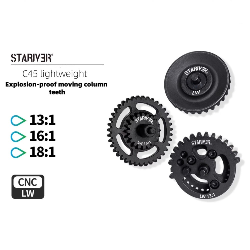 STARIVER Black card lightweight steel cutting tooth C45 hardened ...