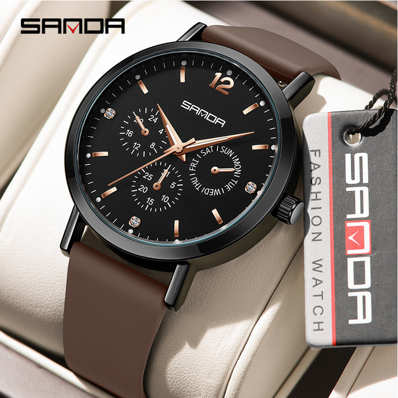 SANDA Simple Business Personalized Quartz Watch Men's and Women's Watch ...