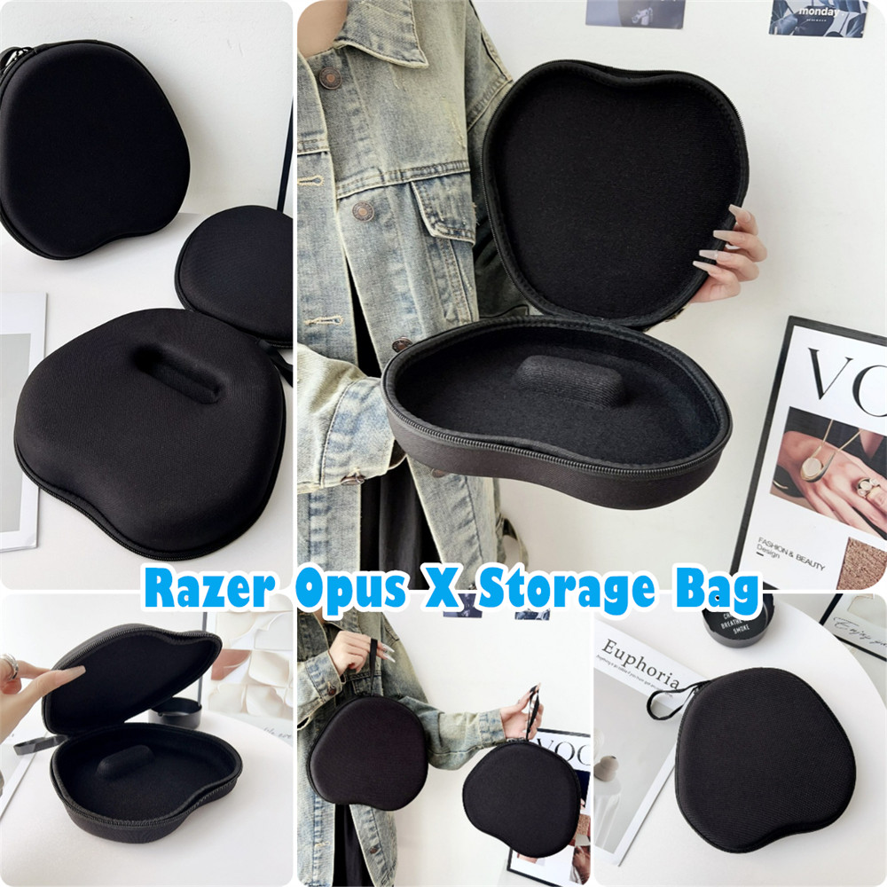 【Discount】For Razer Opus X Headphone Case Black Headset Storage Bag EVA ...