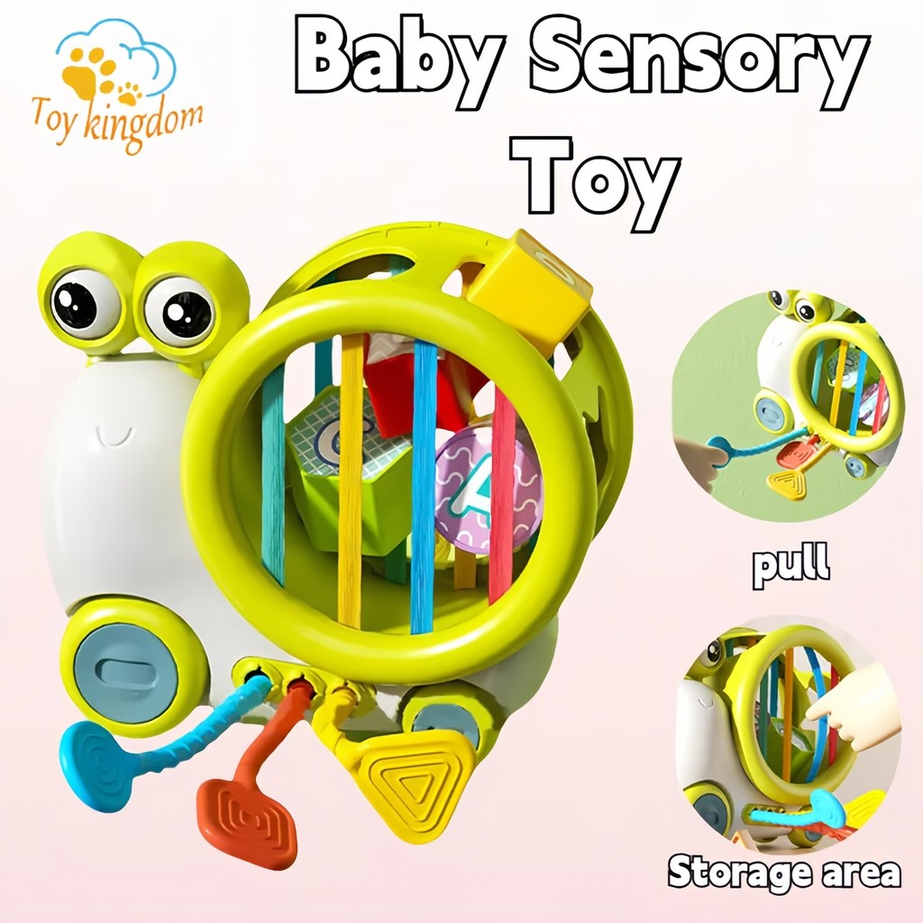 Montessori Pull String Baby Sensory Toys Educational Learning Shape ...