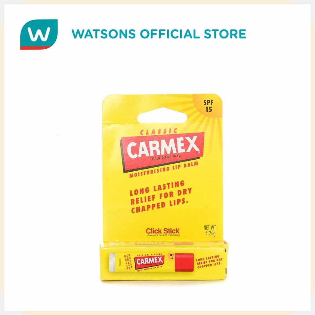 CARMEX{JB)Original=Eb@Lip`zV;Balm&Stick&Spf15&s:4.25g | Shopee Philippines