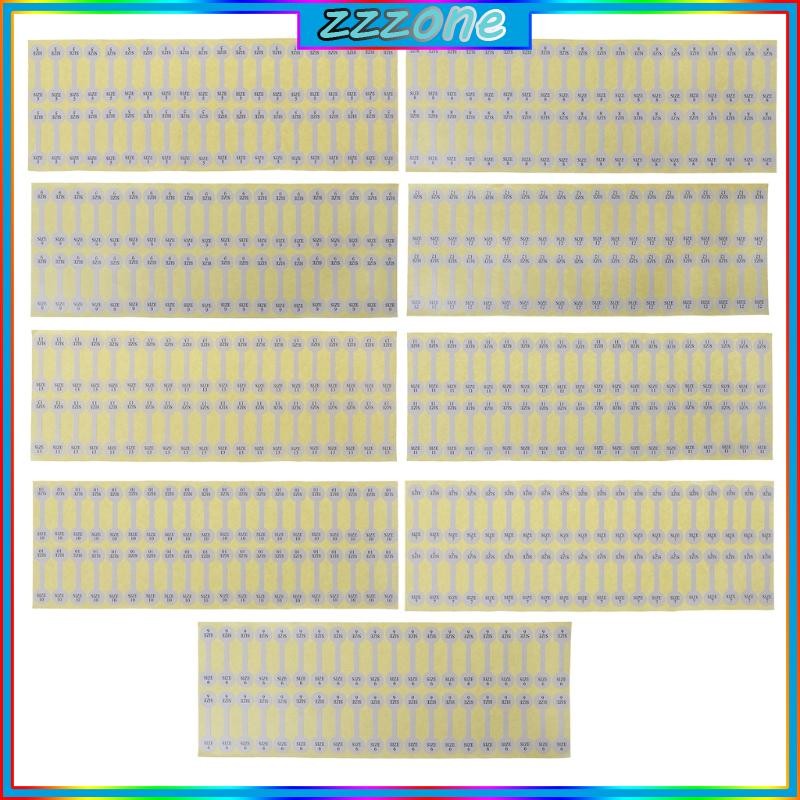 zzz 100Pcs Jewelry Display Label Self-adhesive Short Dumbbell Ring ...