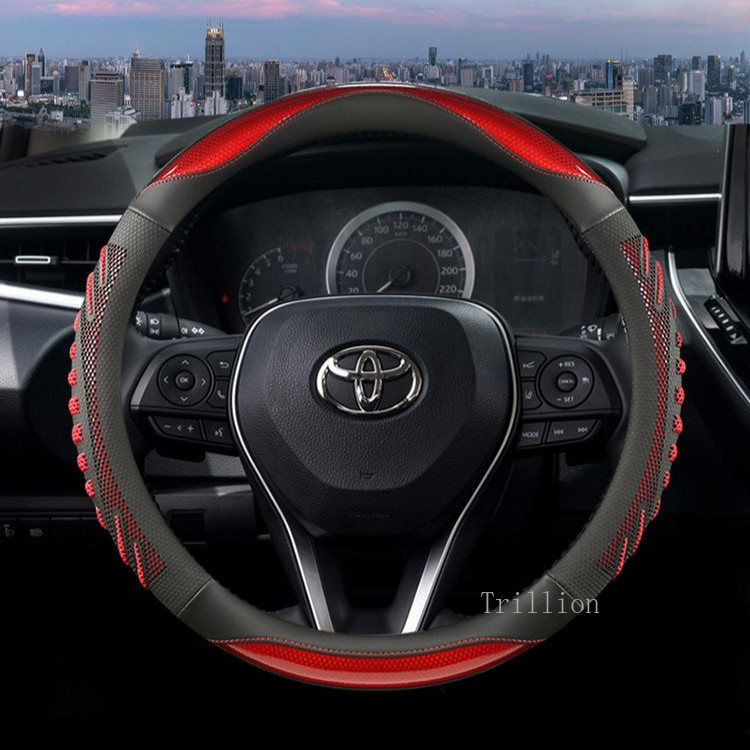 Car Steering Wheel Cover For TOYOTA Yaris Cross Camry Corolla Corolla ...