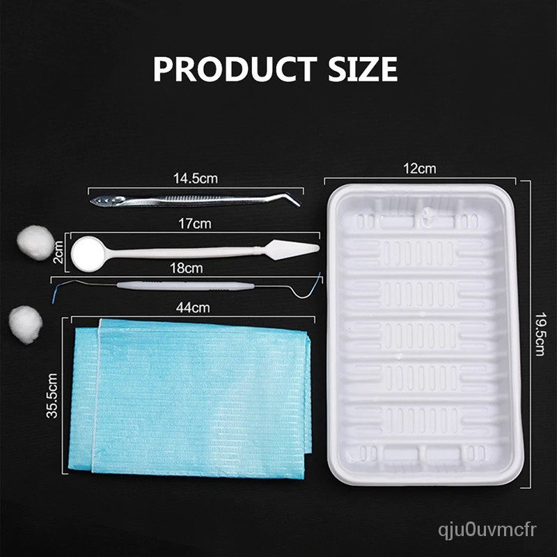 OR Dental Disposable Oral Package Mouth Mirror Tweezer Probe Instrument ...