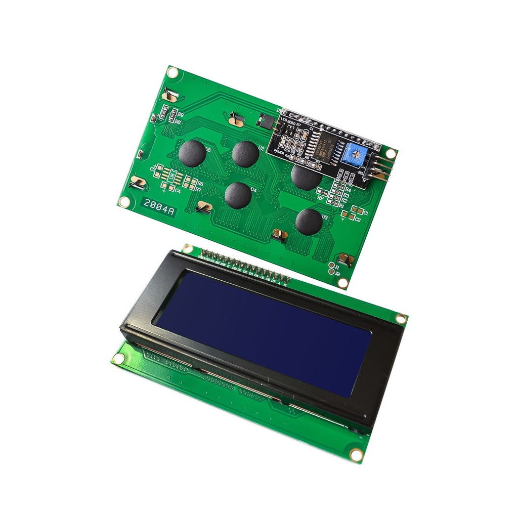 LCD2004+I2C 2004 20x4 2004A blue screen HD44780 for arduino Character ...