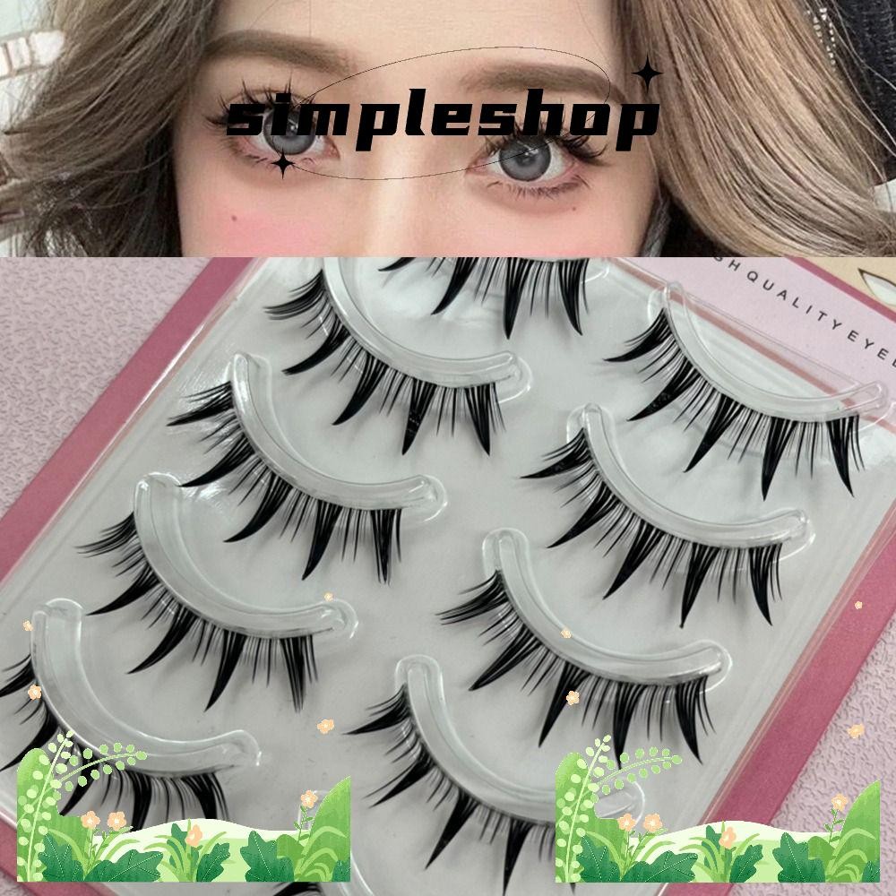 SIMPLE Manga Anime Lashes, Japanese Cosplay Faux Mink False Eyelashes ...