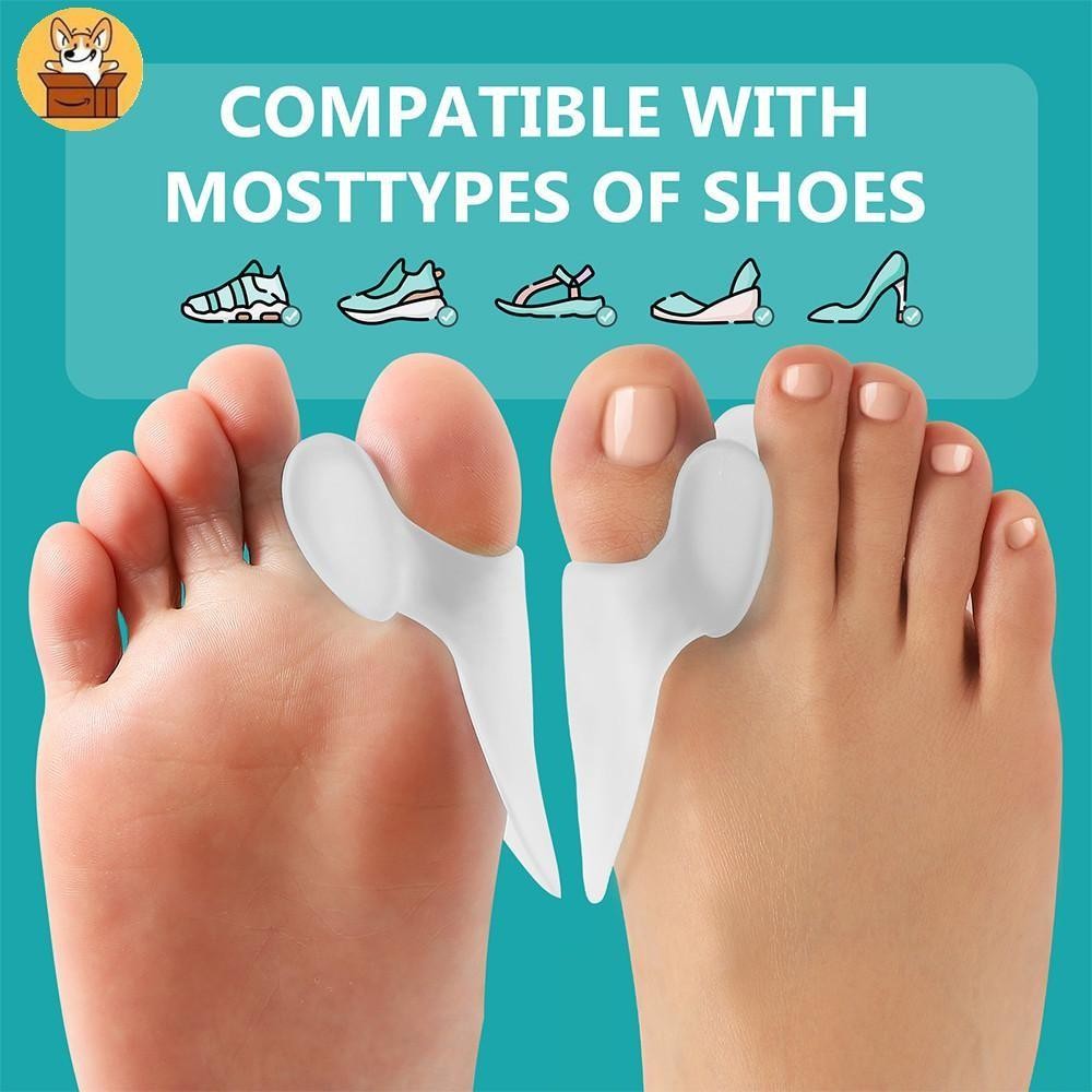 【Am-az】Silicone Big Toe Separator (1Pair): Hallux Valgus Bunion ...
