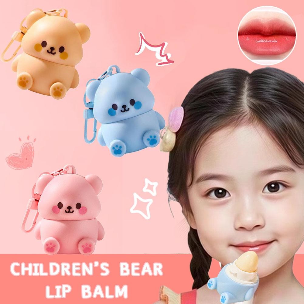 Bear Lip Balm Suitable For Children Gentle And Non Irritating Portable ...