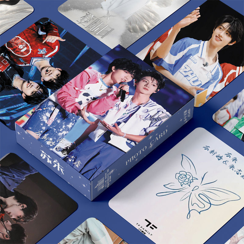 50-55pcs TF Family 3rd generation T.O.P Hologram Laser Lomo Cards ‌Zhang Ji Left Zuo Hang Su ...