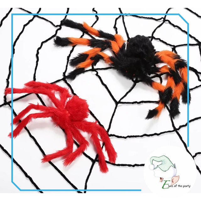 Giant Spider Halloween Decoration (spiders for cob webs) | Shopee ...