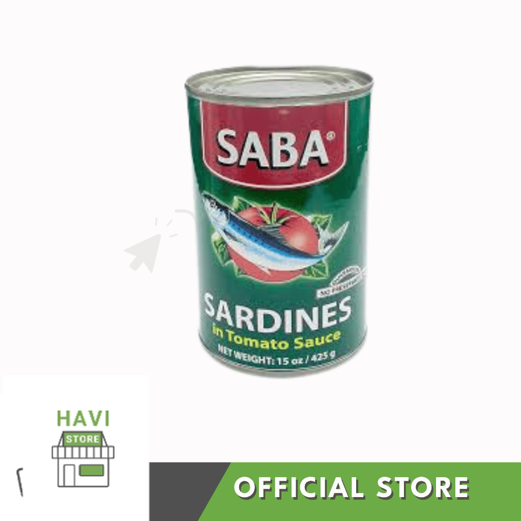 HAVI STORE SABA SARDINES GREEN IN TOMATO SAUCE 425G | Shopee Philippines