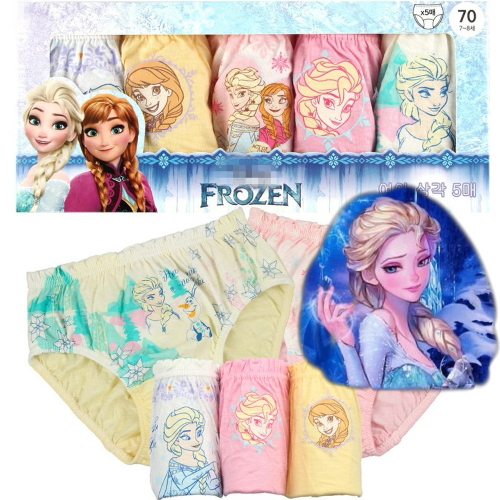 COD [Local Shipping]Frozen Anna Girls Underwear, Cotton Comfortable ...