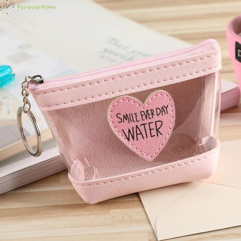 Coin Purse Jelly Transparent Coins Wallet Key Coin Lipstick Change ...