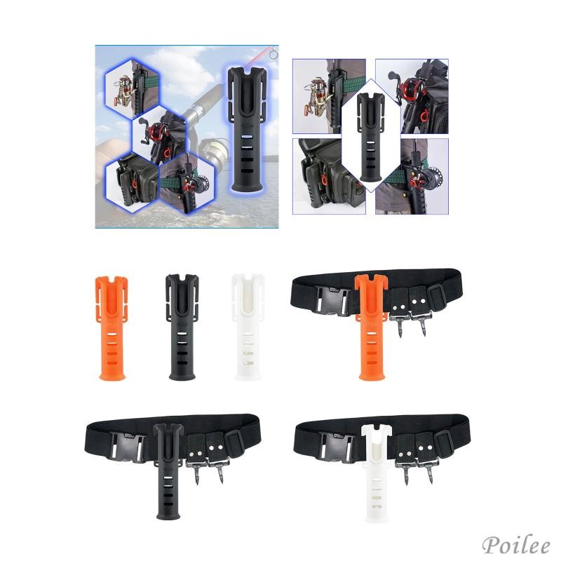 [Poilee] Fishing Belt Rod Holder Waist Pole Inserter Multifunction Gear ...
