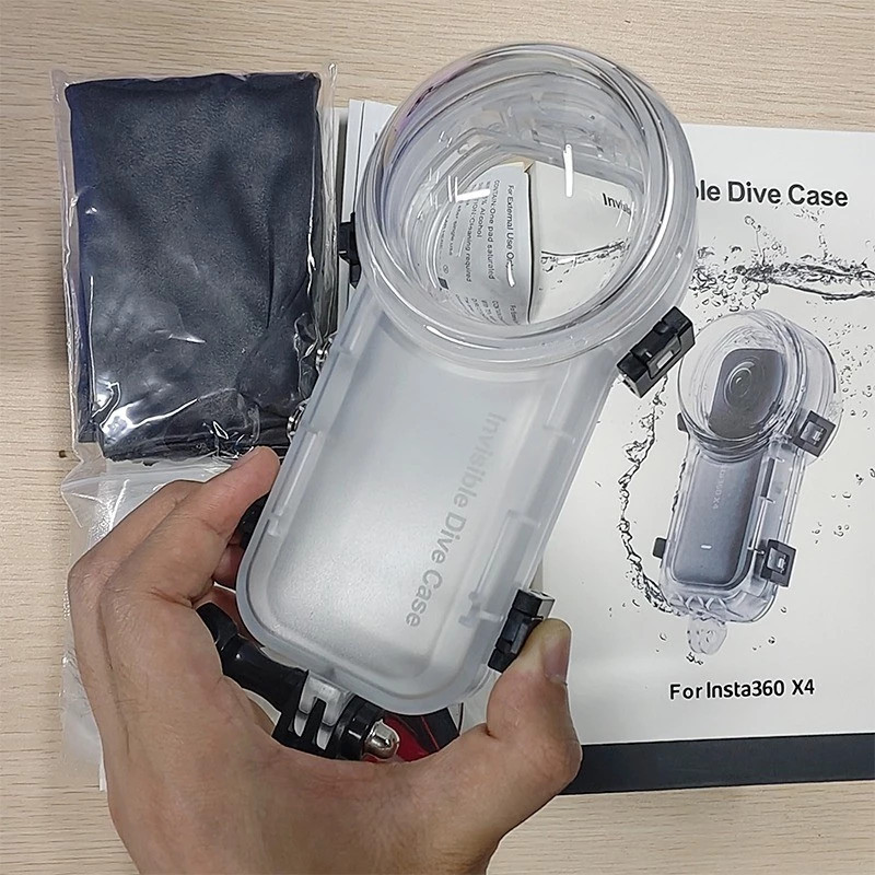 Fully Invisible Dive Shell For 360 X4 X3 Waterproof Housing Case 50m ...