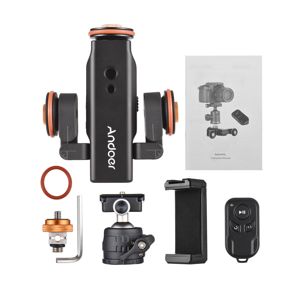 Andoer Motorized Video Slider Indication Auto Dolly Adjustable With ...