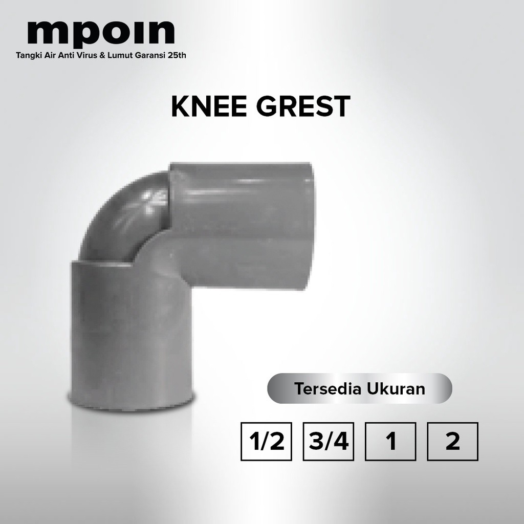 GREST KNEE FITTINGS KNIE PVC PIPE | ELBOW ELBOW | KENI | L | Shopee ...
