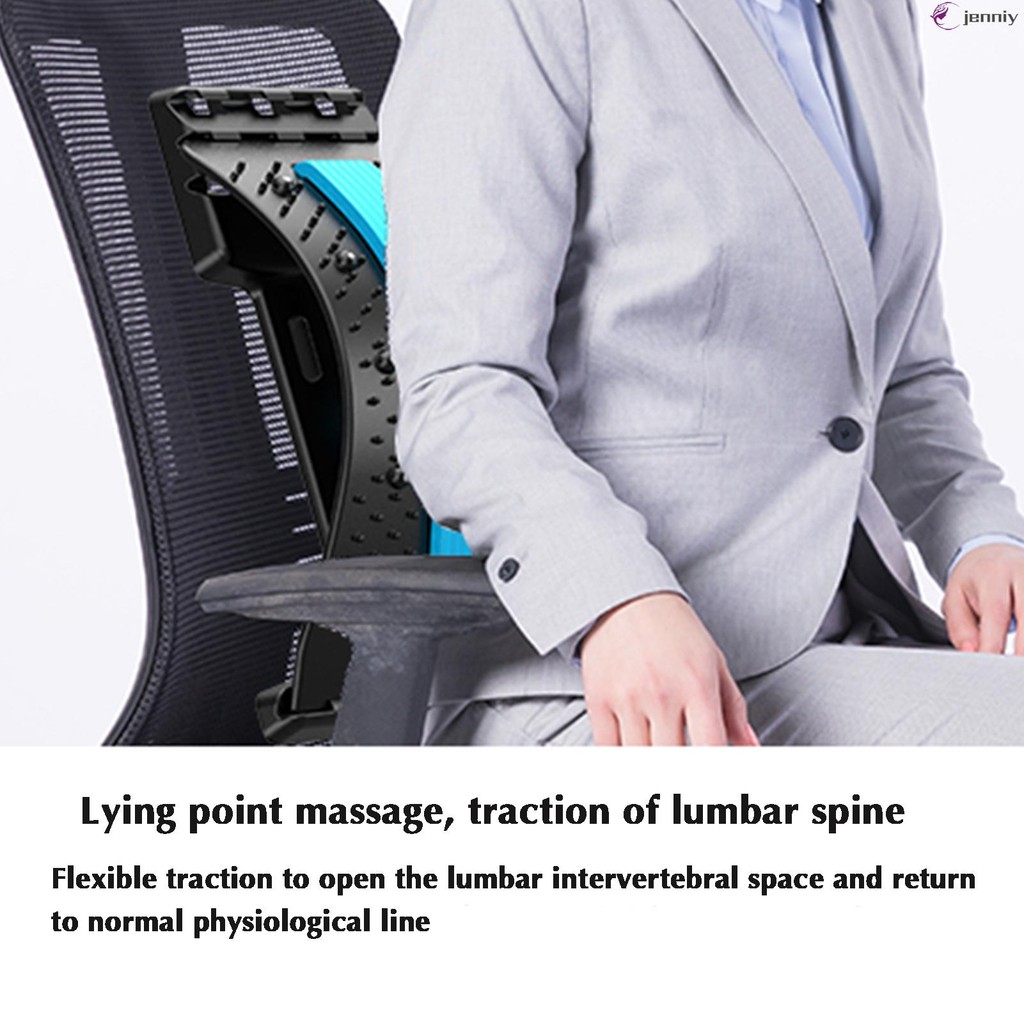 Lumbar Back Cracker Pain Relief Device Multi-Level Lower Back Massager ...