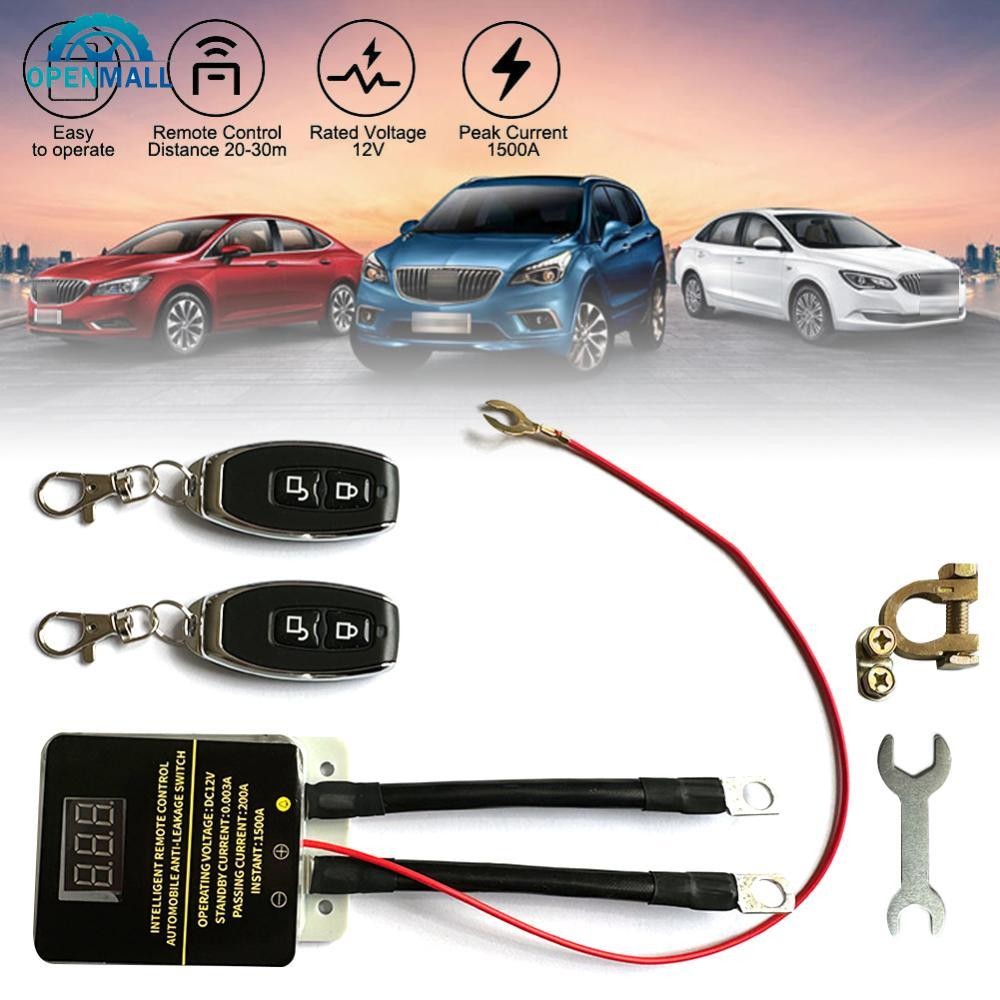 OPENMALL 12V Car Wireless Remote Control Battery Cutoff Switch ...