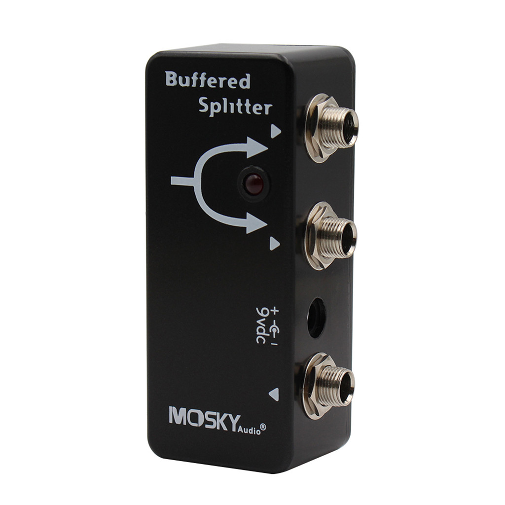 MOSKYaudio BUFFERED SPLITTER Guitar Effect Pedal Signal Buffer Splitter ...
