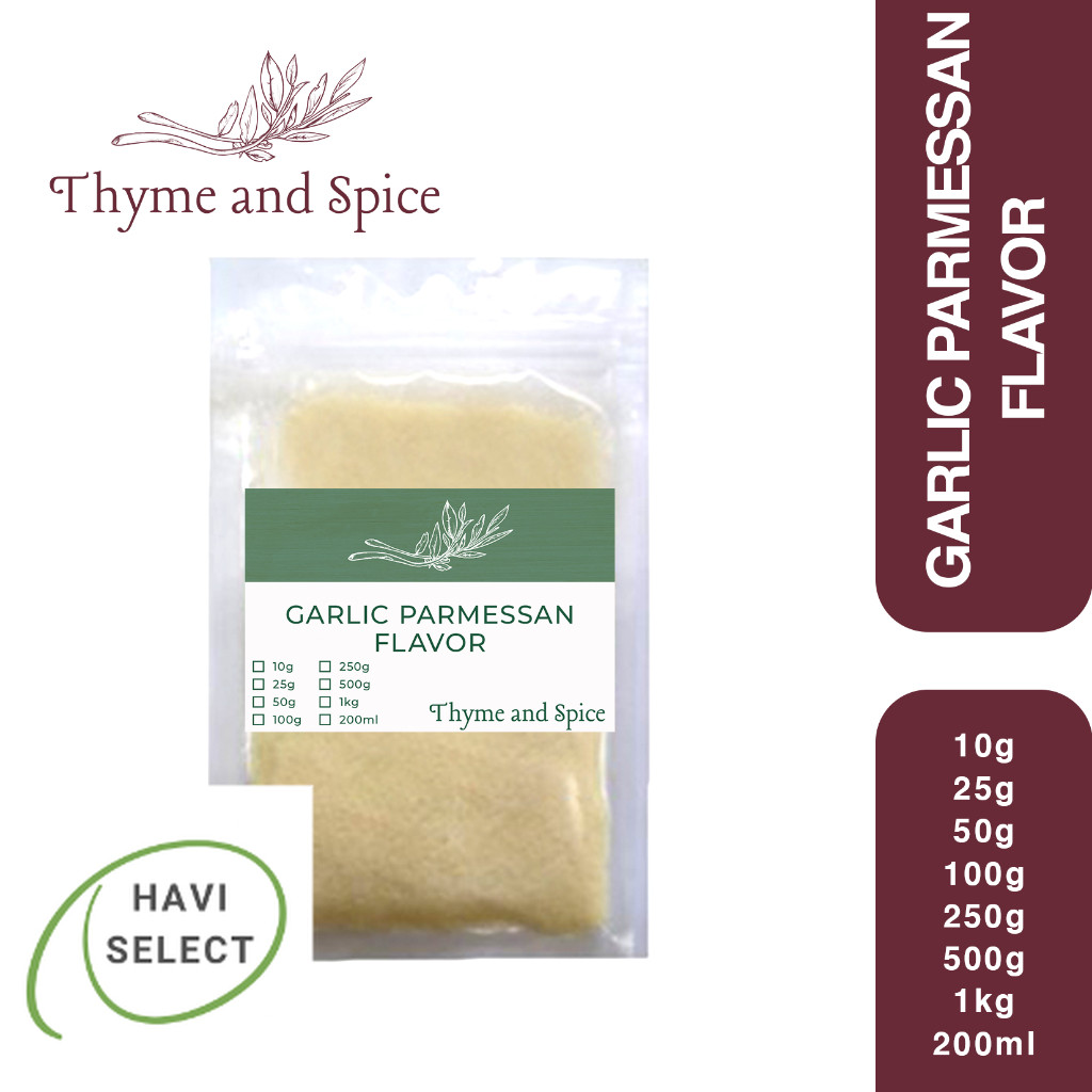 [POUCH] Premium Garlic Parmesan Powder / Parmesan Cheese (100g, 250g ...