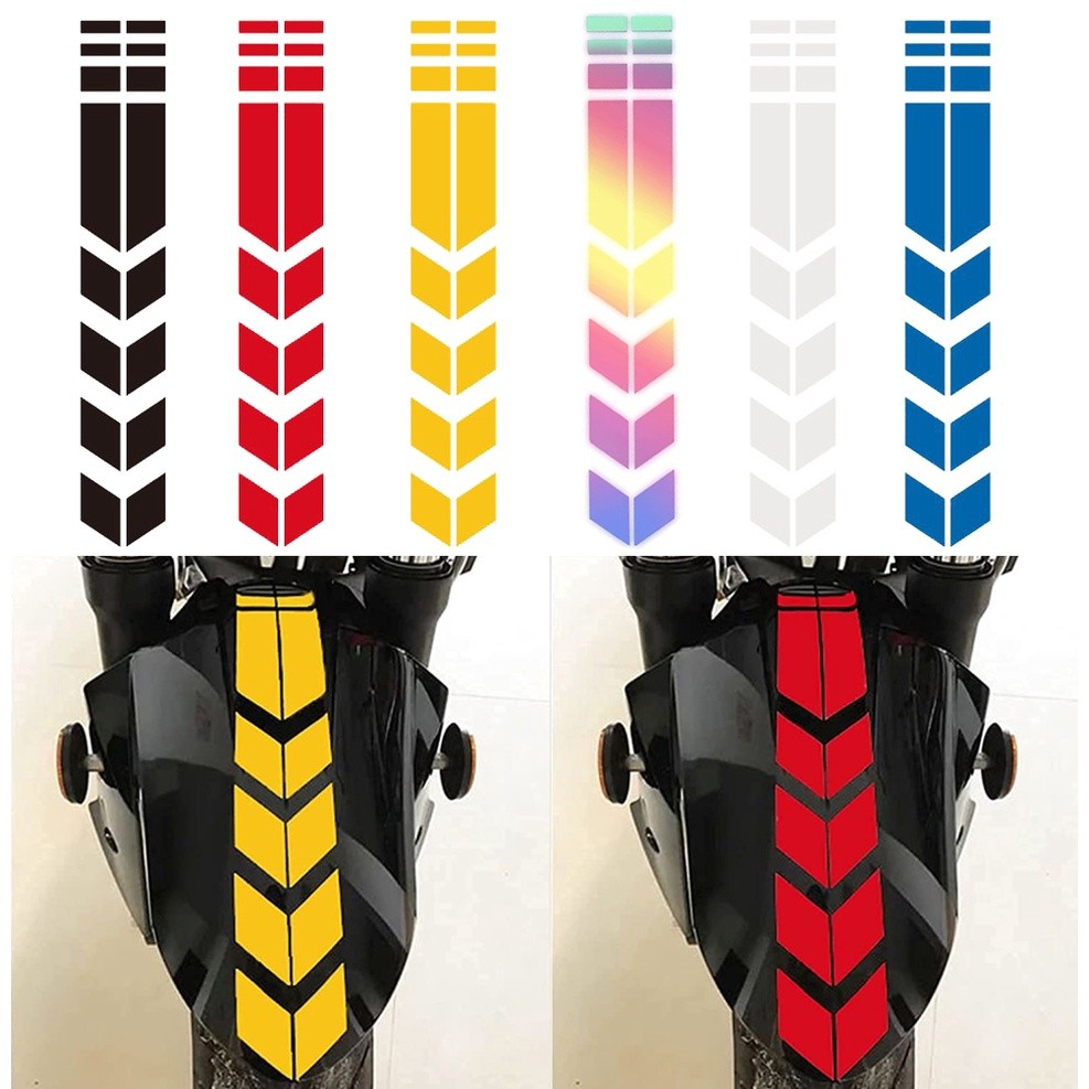 1PCS/set of car bumper reflective safety strip stickers motorcycle ...