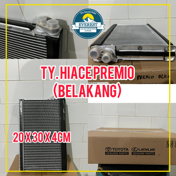 Toyota Hi Ace Hiace Premio Rear Car AC Evaporator Cooling Coil | Shopee ...