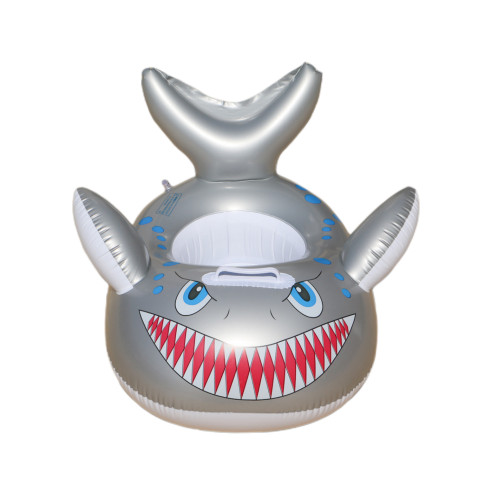 Inflatable Floater for Kids Steering Wheel Swimming Ring Floaters Shark ...