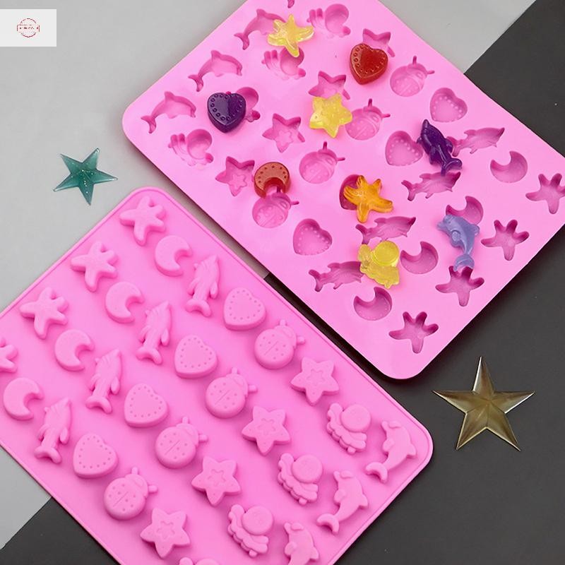 Sun Marine Life Gummy Mold Silicone Chocolate Mold Party Baking Mold ...