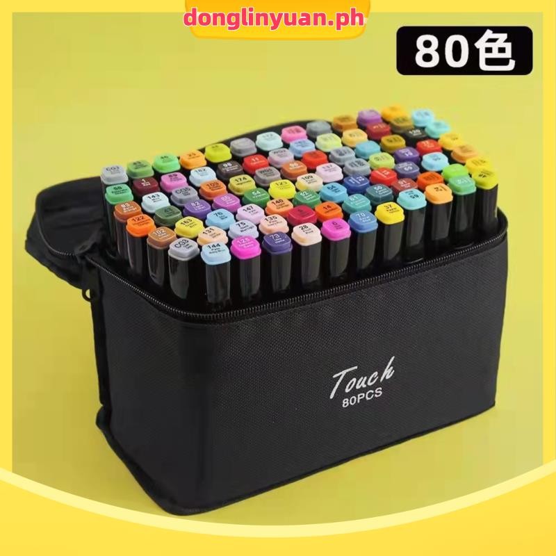 Touch color marker pen box waterproof double storage bag 24/30/40/60/80 ...