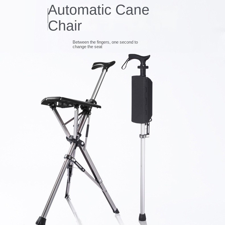 Automatic Cane Chair Crutch Chair Walking Stick Stool Electric Crutch ...