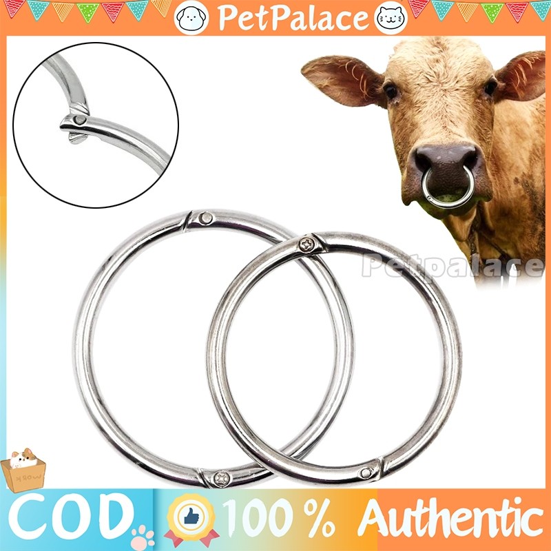 7.5cm Cattle Nose Ring Stainless Steel Bovine Traction Clamp for Cow ...