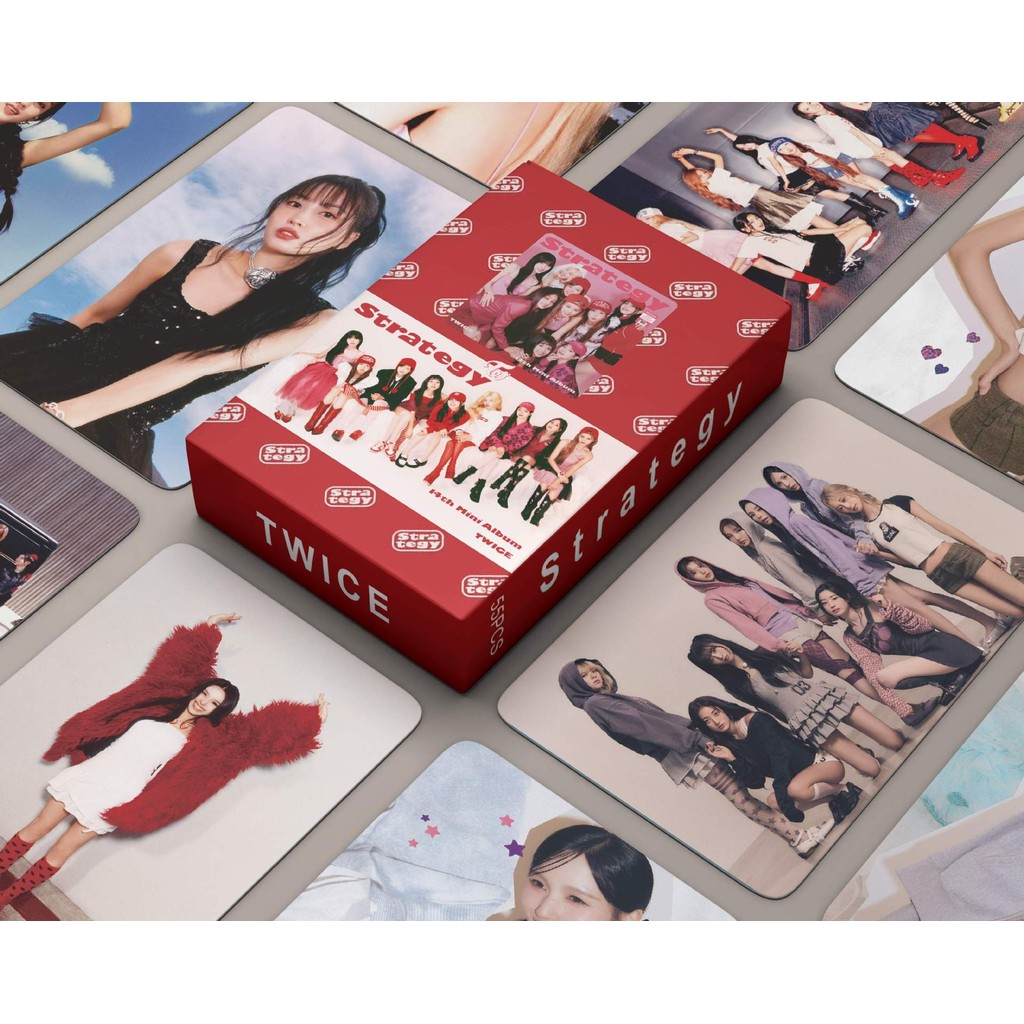 55pcs TWICE Strategy Lomo cards MISAMO HAUTE COUTURE 14th mini Album ...