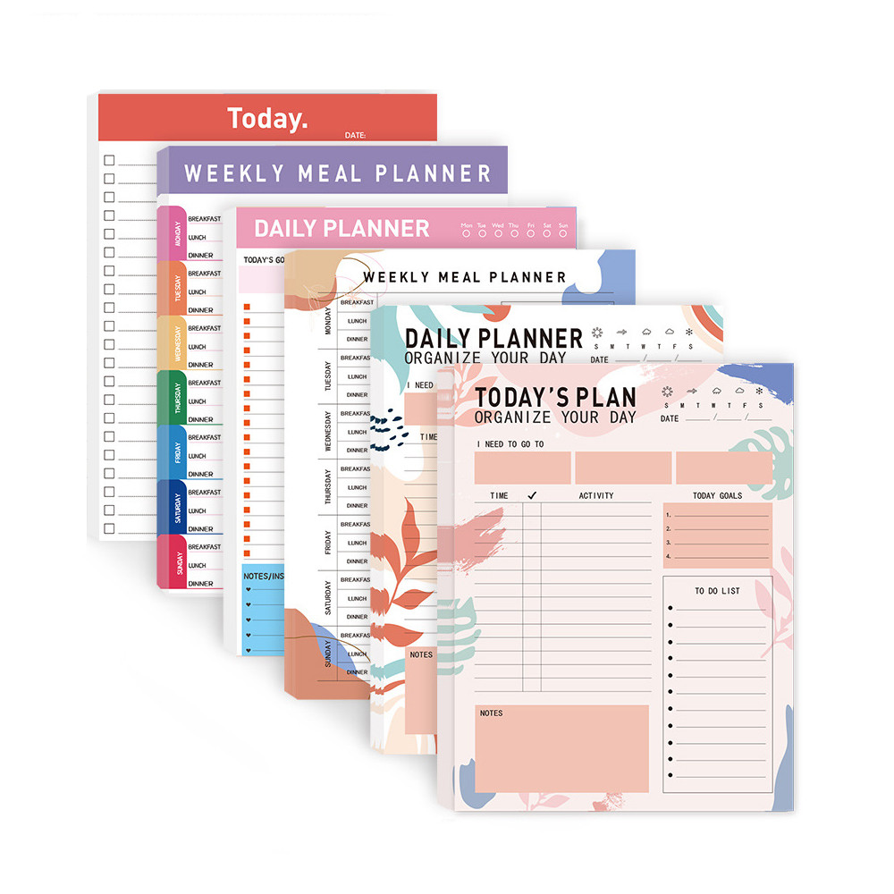 Ossayi Magnetic Calendar for Fridge Weekly Daily Meal Planners Flexible ...