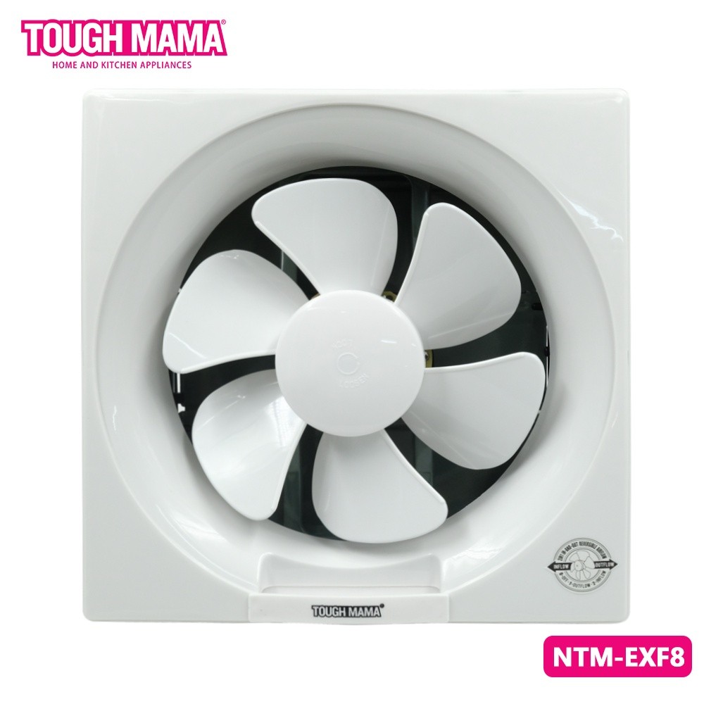 Reversible Exhaust Fan 8" Wall Ceiling Mounted Metal Body Shutter ...
